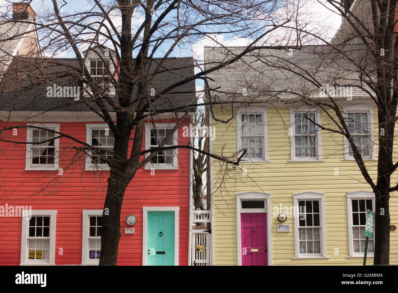 Fell's point historic district Baltimore Maryland Stock Photo - Alamy