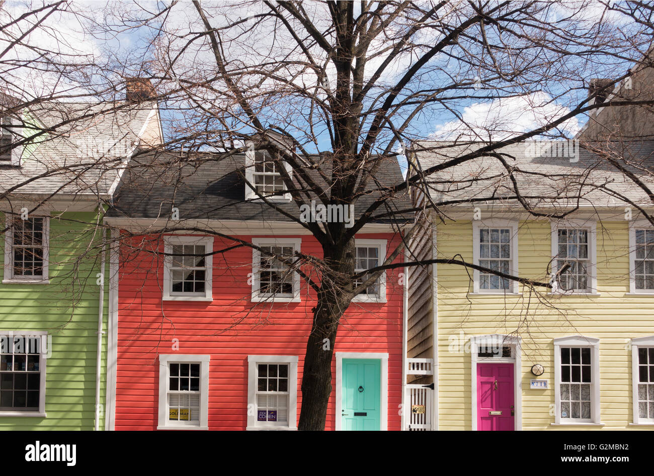 Fell's point historic district Baltimore Maryland Stock Photo - Alamy