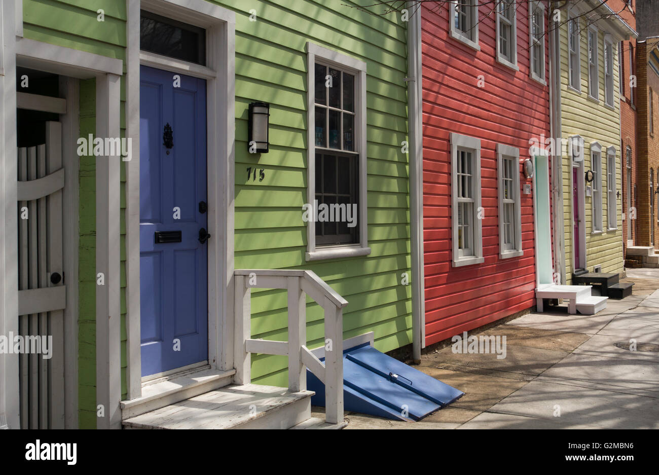 Fell's point historic district Baltimore Maryland Stock Photo - Alamy