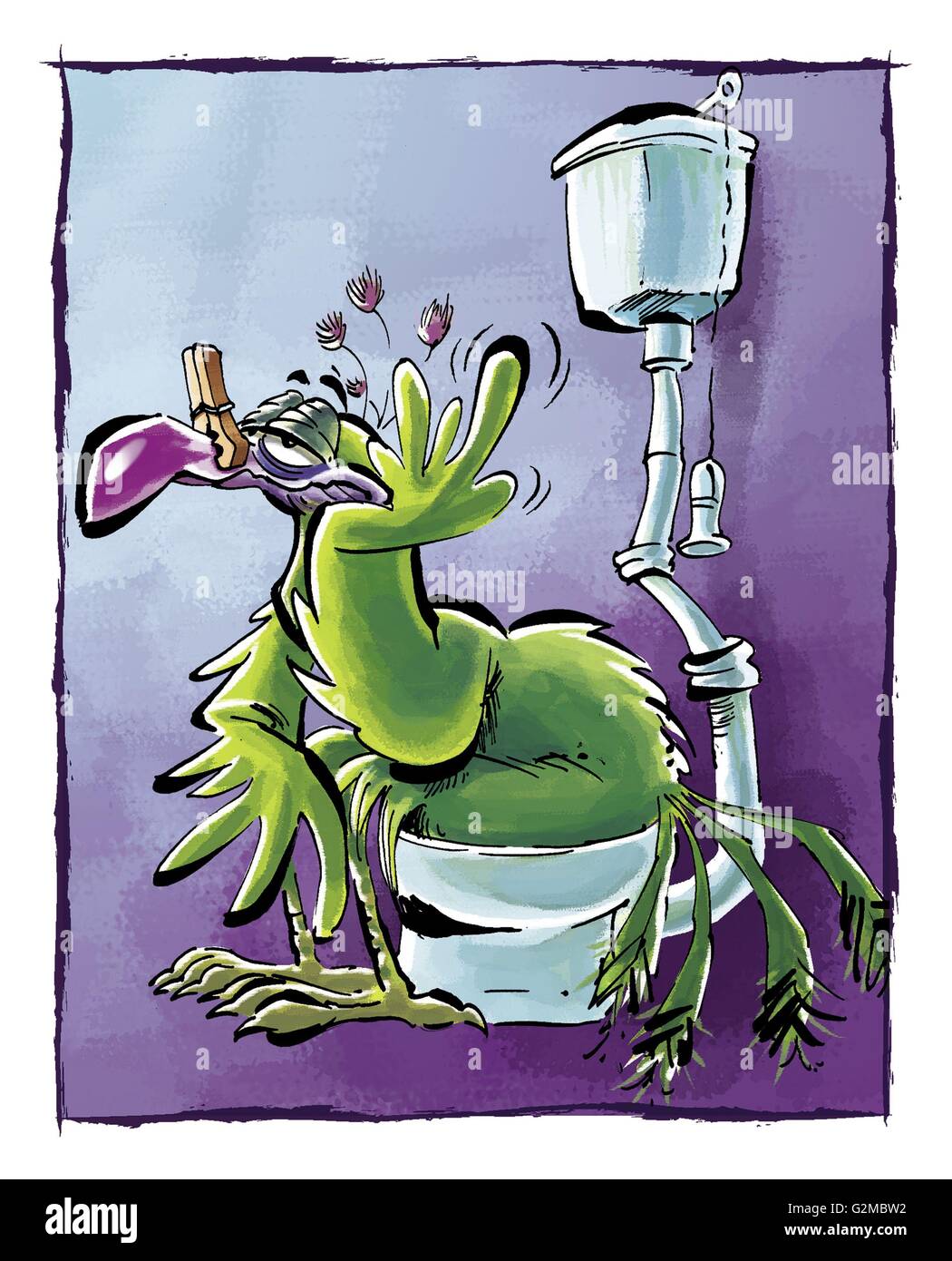 Funny toilet humour Cut Out Stock Images & Pictures - Alamy