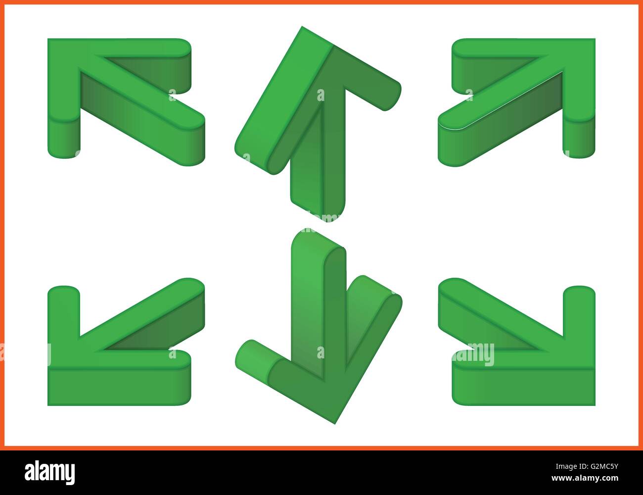 Arrows both ways and sign Stock Vector Images - Alamy