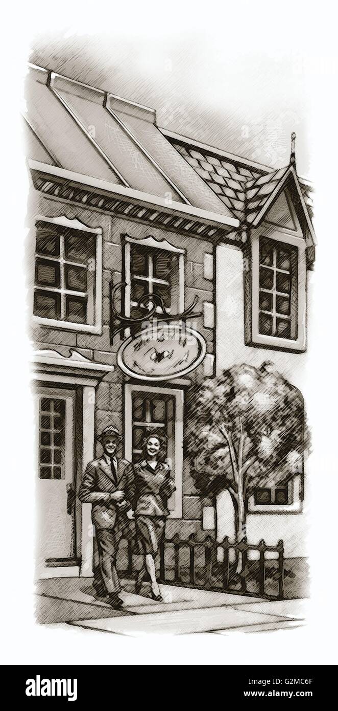 Old facade building Cut Out Stock Images & Pictures - Alamy