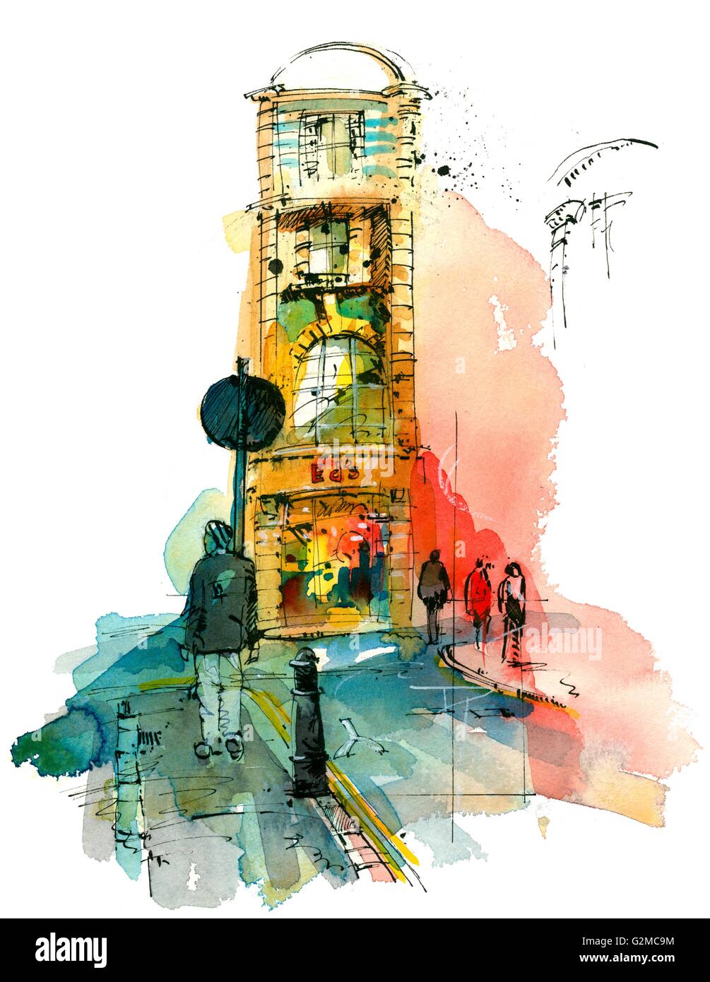 Artist on street Cut Out Stock Images & Pictures - Alamy