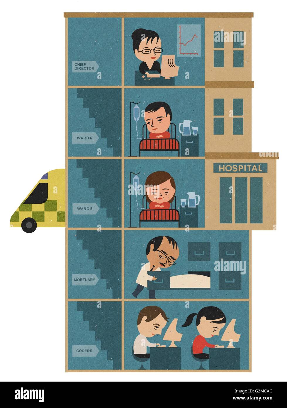 Cross section office hi-res stock photography and images - Alamy