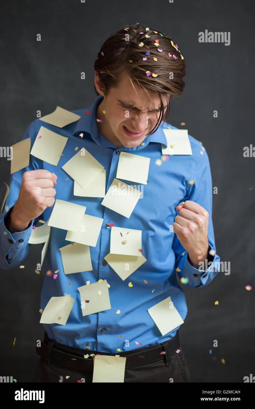 Throwing confetti in air hi-res stock photography and images - Alamy