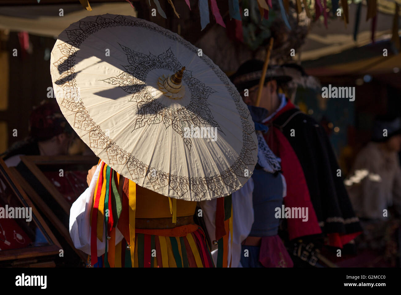 The colors to see at the Renaissance Fair Stock Photo - Alamy