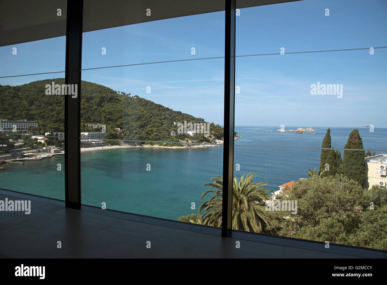 LAPAD BAY DUBROVNIK CROATIA - The scenic Lapad Bay viewed from a cliff ...