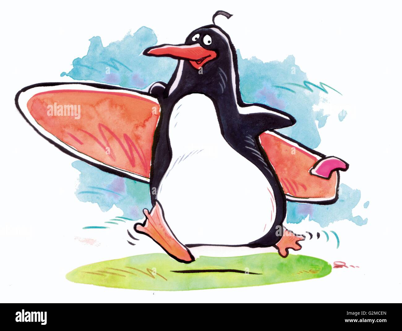 Penguin Running Animation
