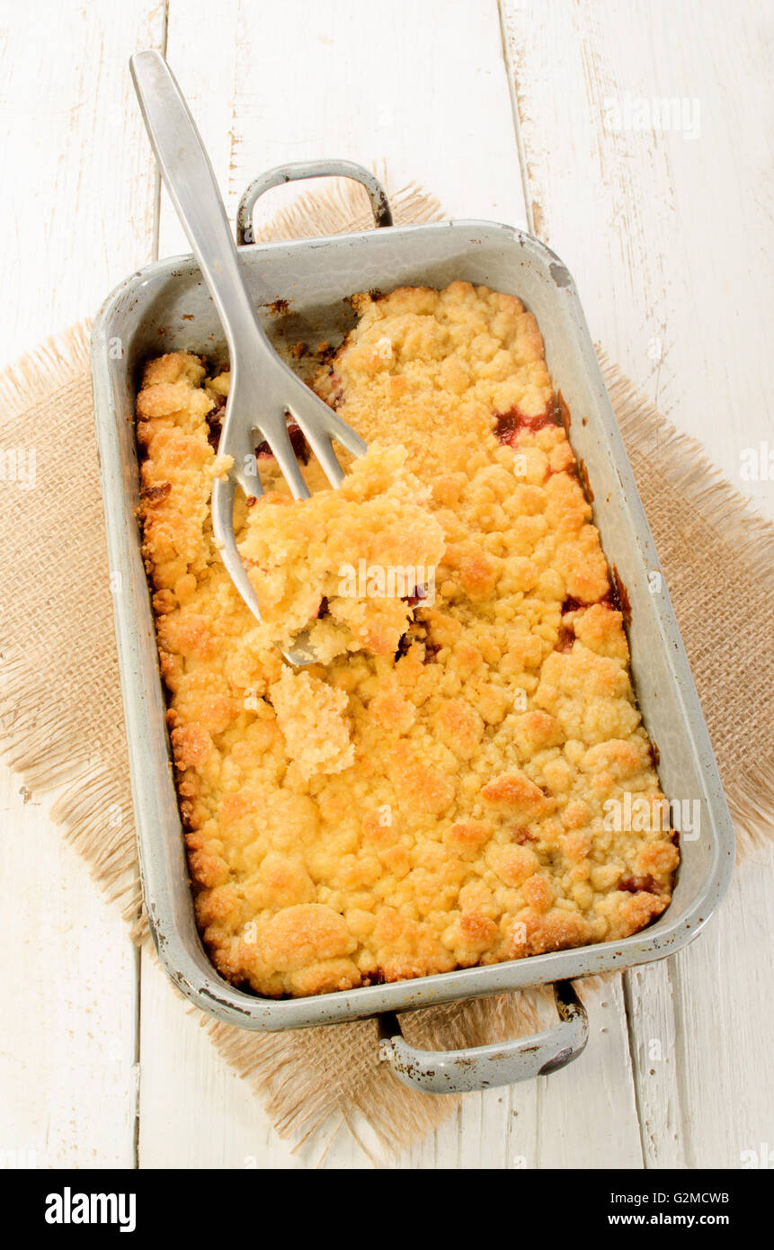 Cherry cake in a tin hi-res stock photography and images - Alamy