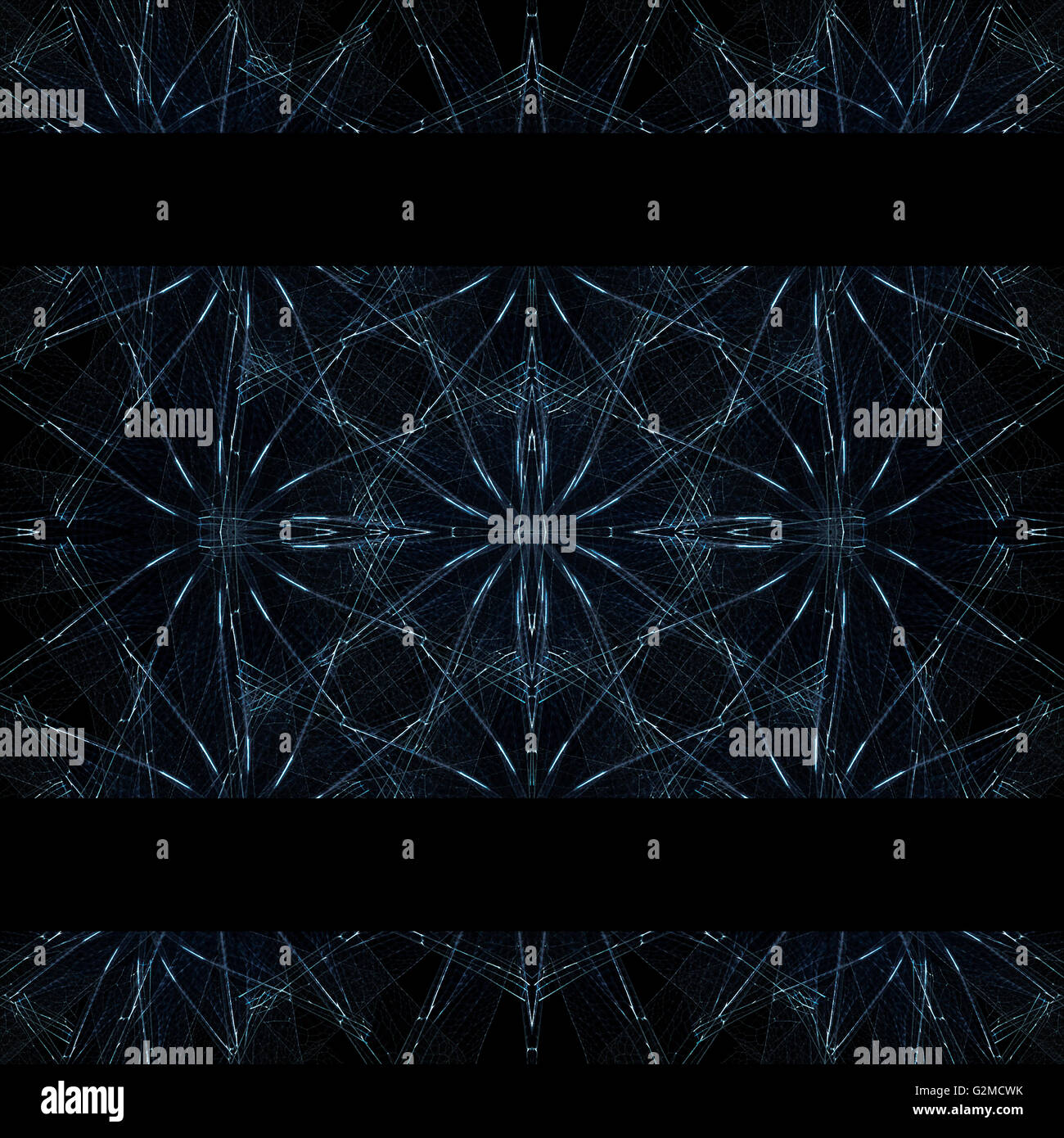 Black background with futuritstic geometric design borders Stock Photo ...
