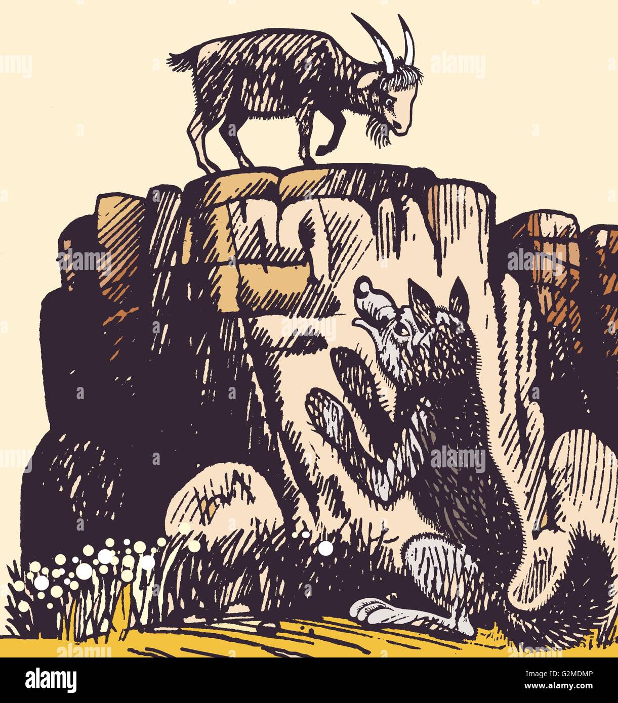 Wolf compositions hi-res stock photography and images - Alamy