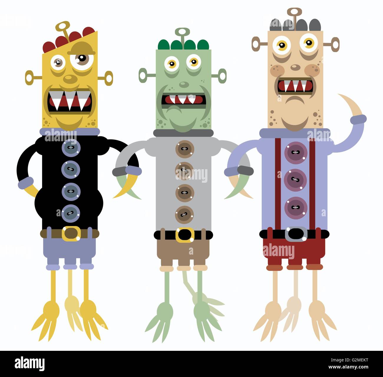 Monsters Cut Out Stock Images & Pictures - Alamy