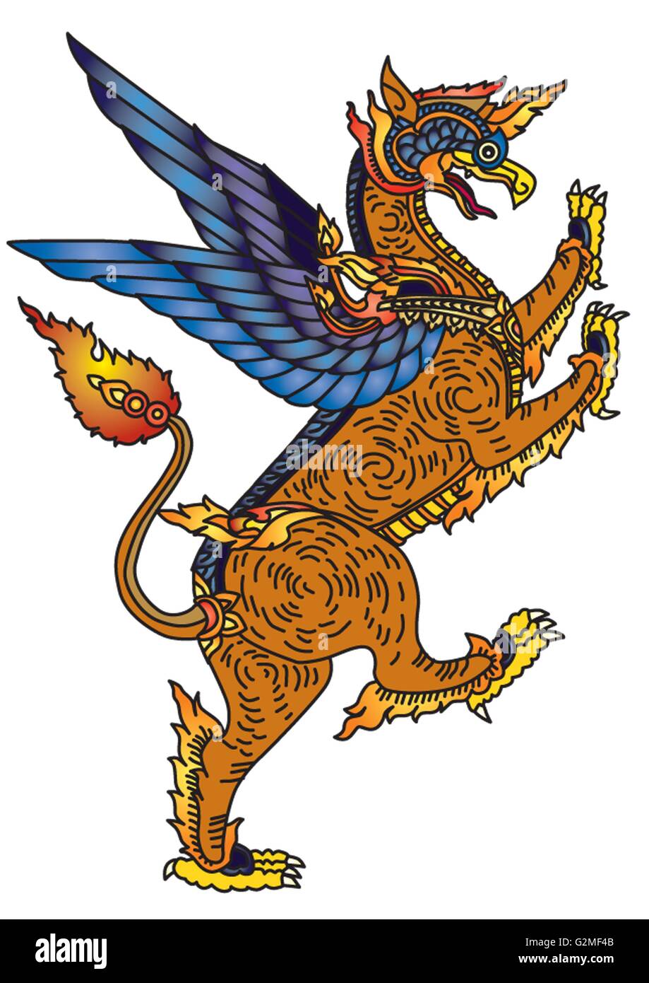 Symmetrical dragon hi-res stock photography and images - Alamy