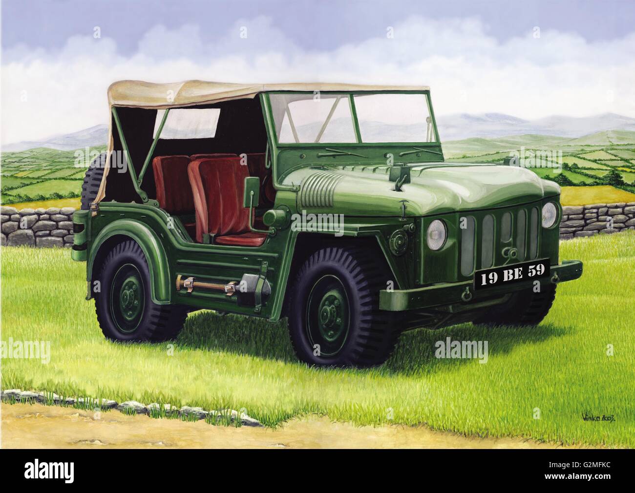Military car hi-res stock photography and images - Alamy