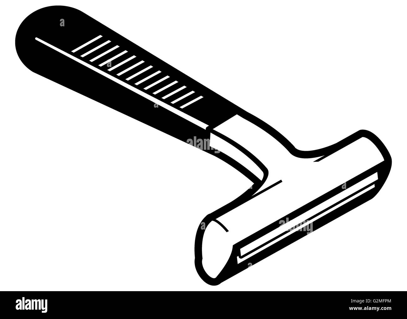 Shaving razor illustration hi-res stock photography and images - Alamy