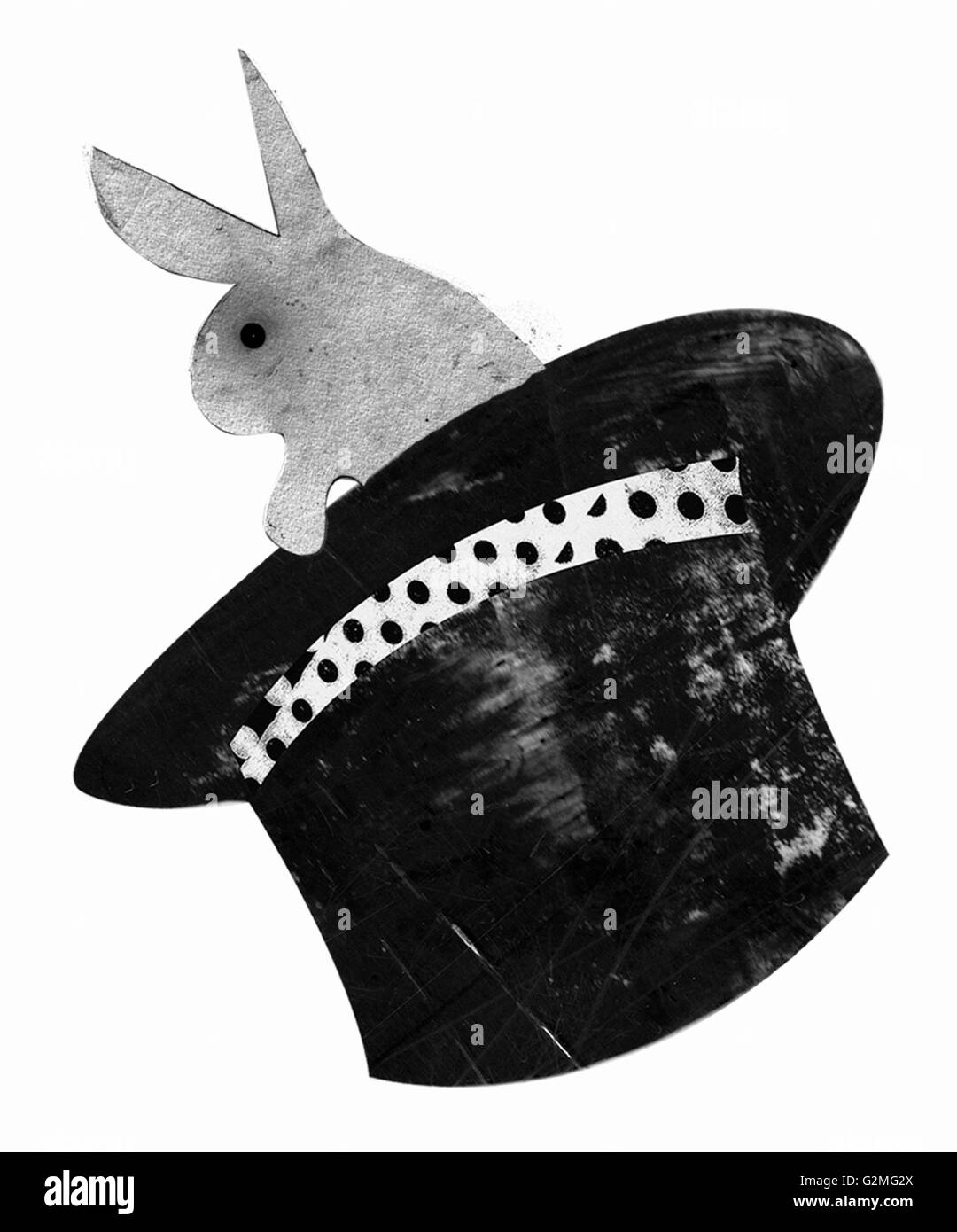 Rabbit top hat hi-res stock photography and images - Alamy