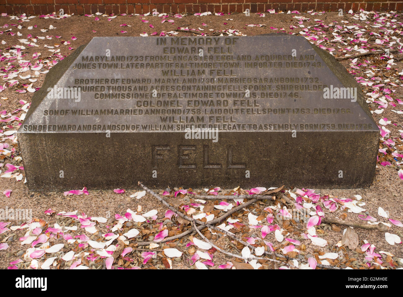 Fell's point historic district Baltimore Maryland Stock Photo - Alamy