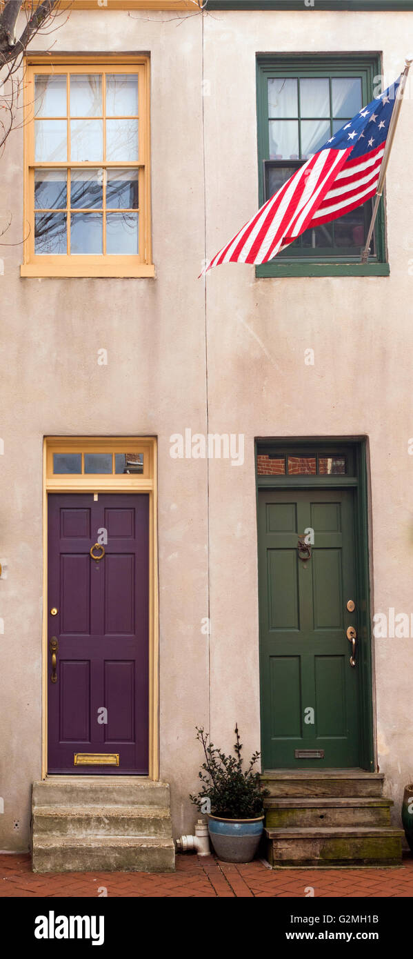 Fell's point historic district Baltimore Maryland Stock Photo - Alamy