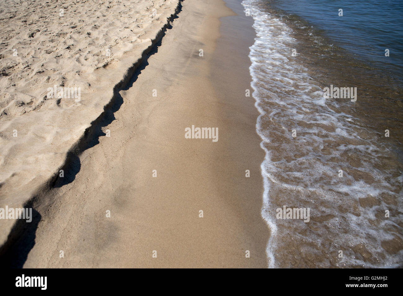 Sea and beach landscape, natural and realistic photography Stock Photo ...