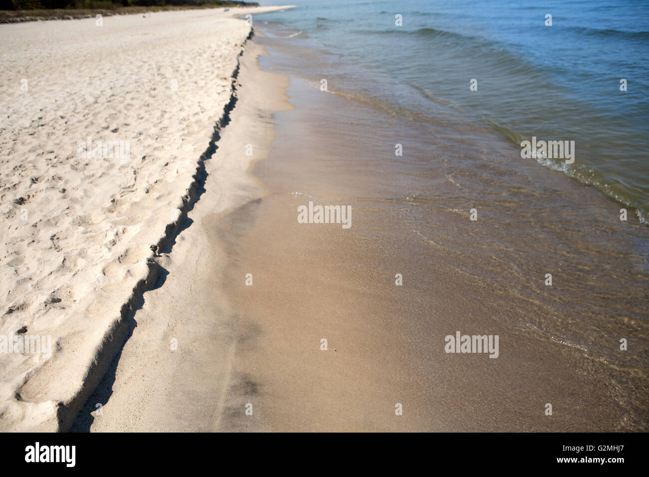 Sea and beach landscape, natural and realistic photography Stock Photo ...