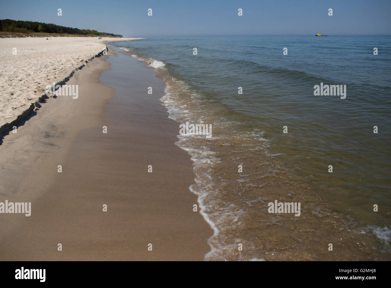 Sea and beach landscape, natural and realistic photography Stock Photo ...