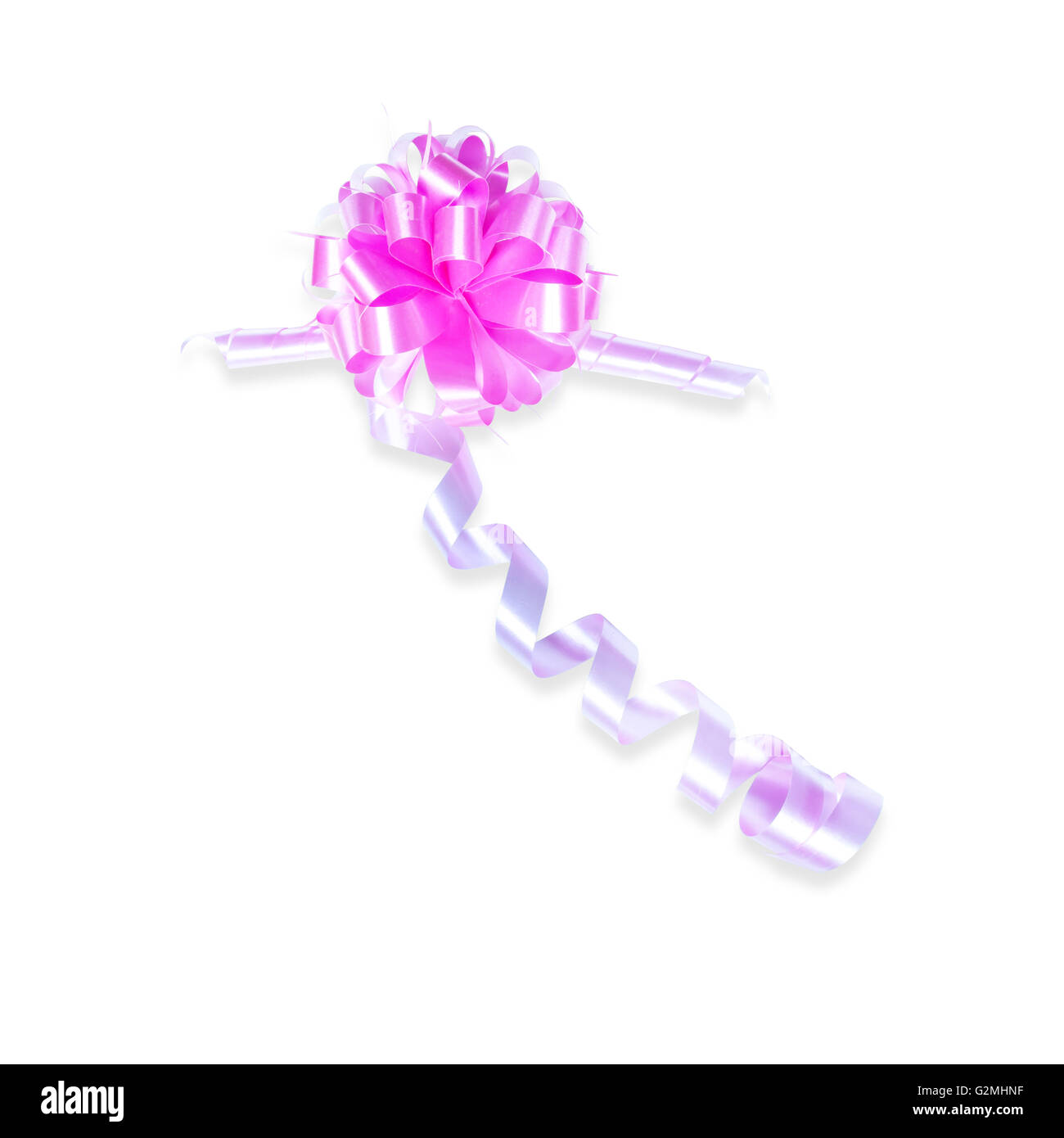 Pink ribbon bow hi-res stock photography and images - Alamy