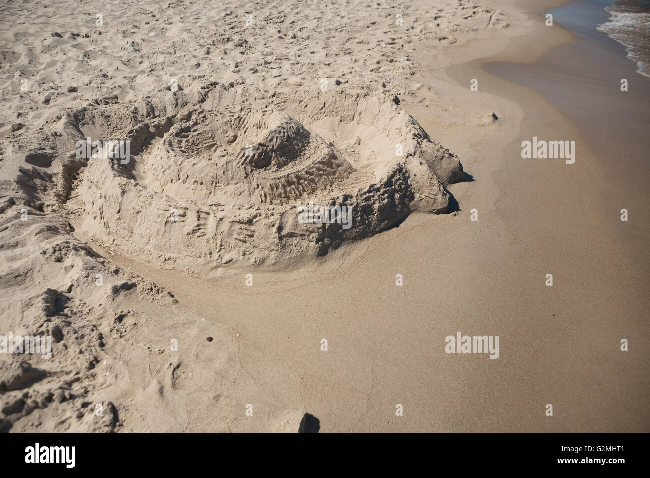 Sea and beach landscape, natural and realistic photography Stock Photo ...
