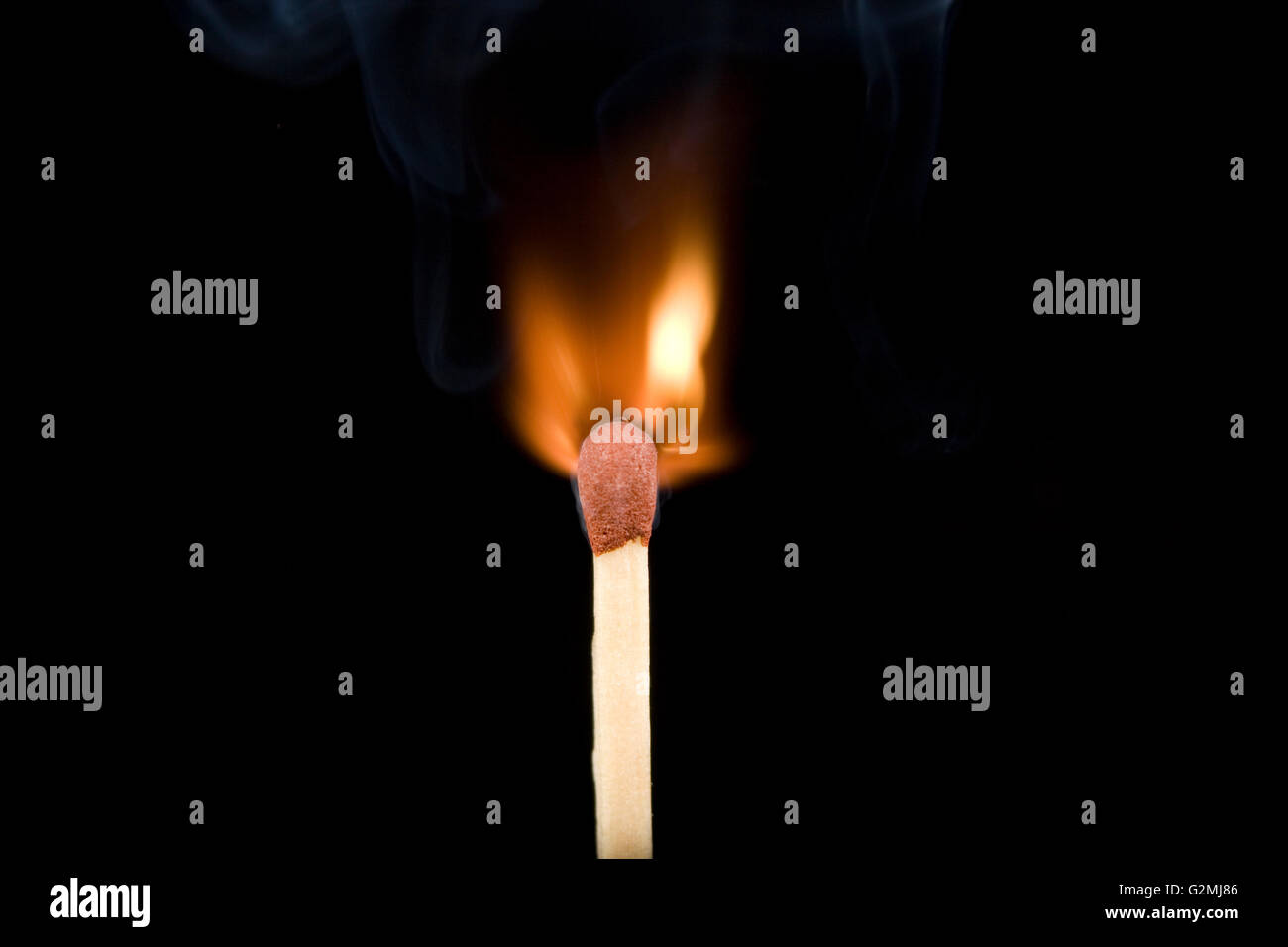 a match on fire Stock Photo - Alamy