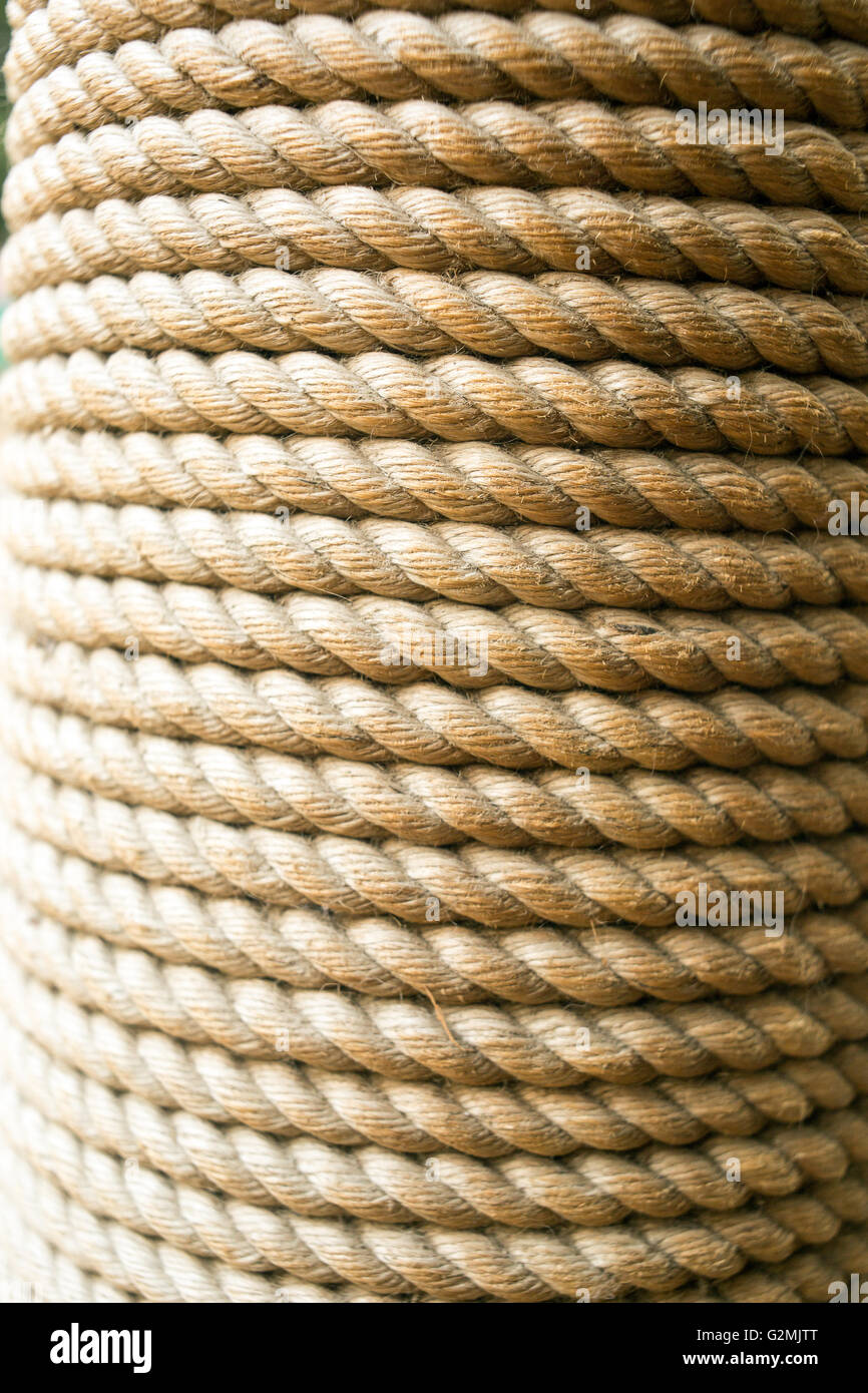 rope around a pole Stock Photo - Alamy
