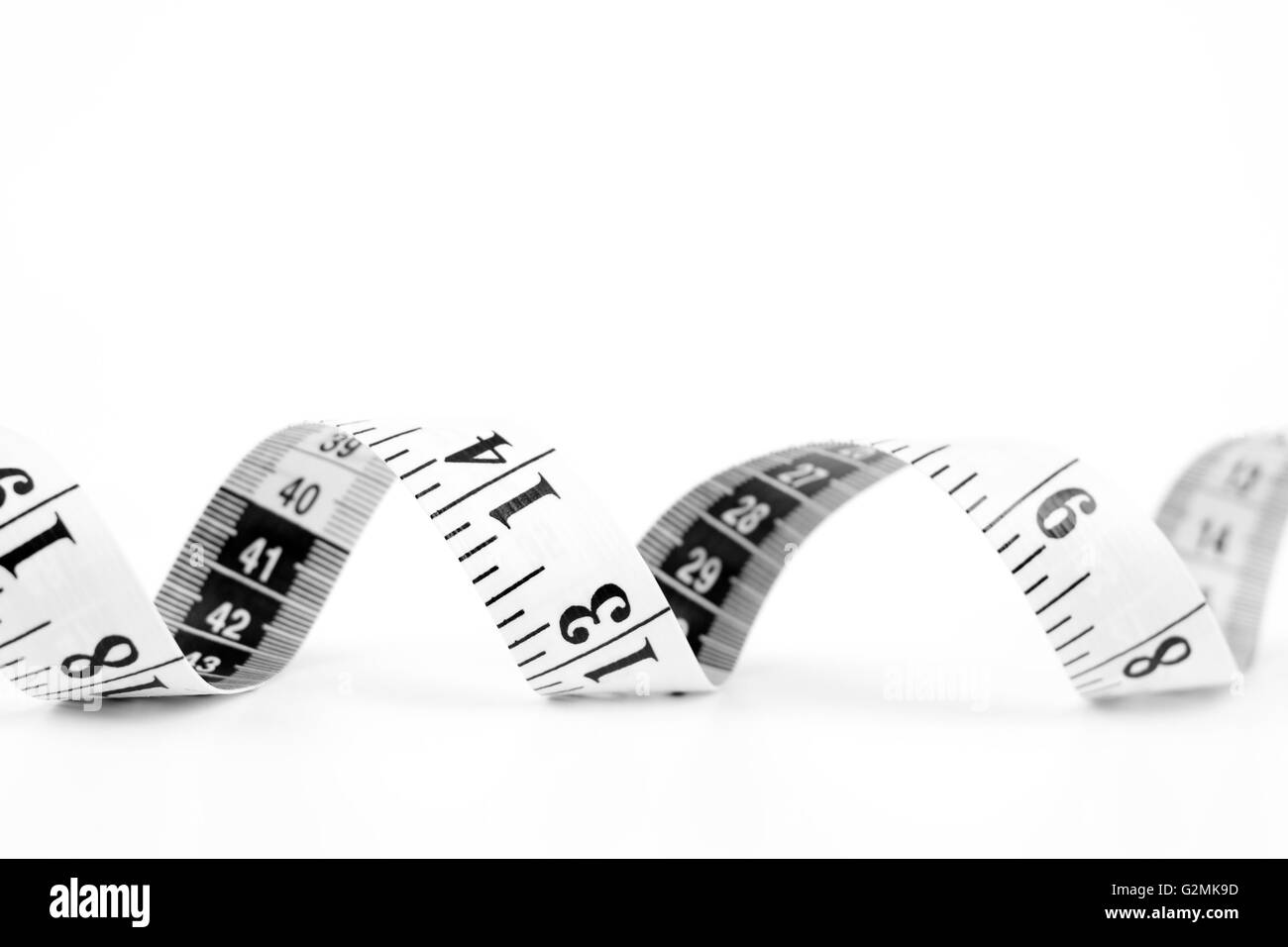 meter measuring tool white with black scale Stock Photo - Alamy