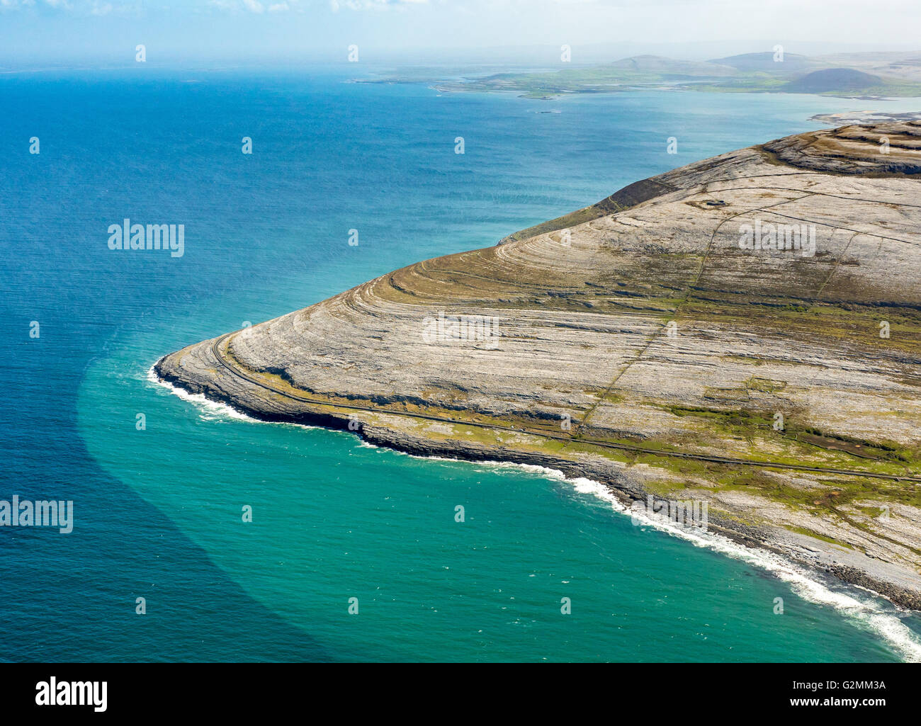 Aerial of black head the burren hi-res stock photography and images - Alamy