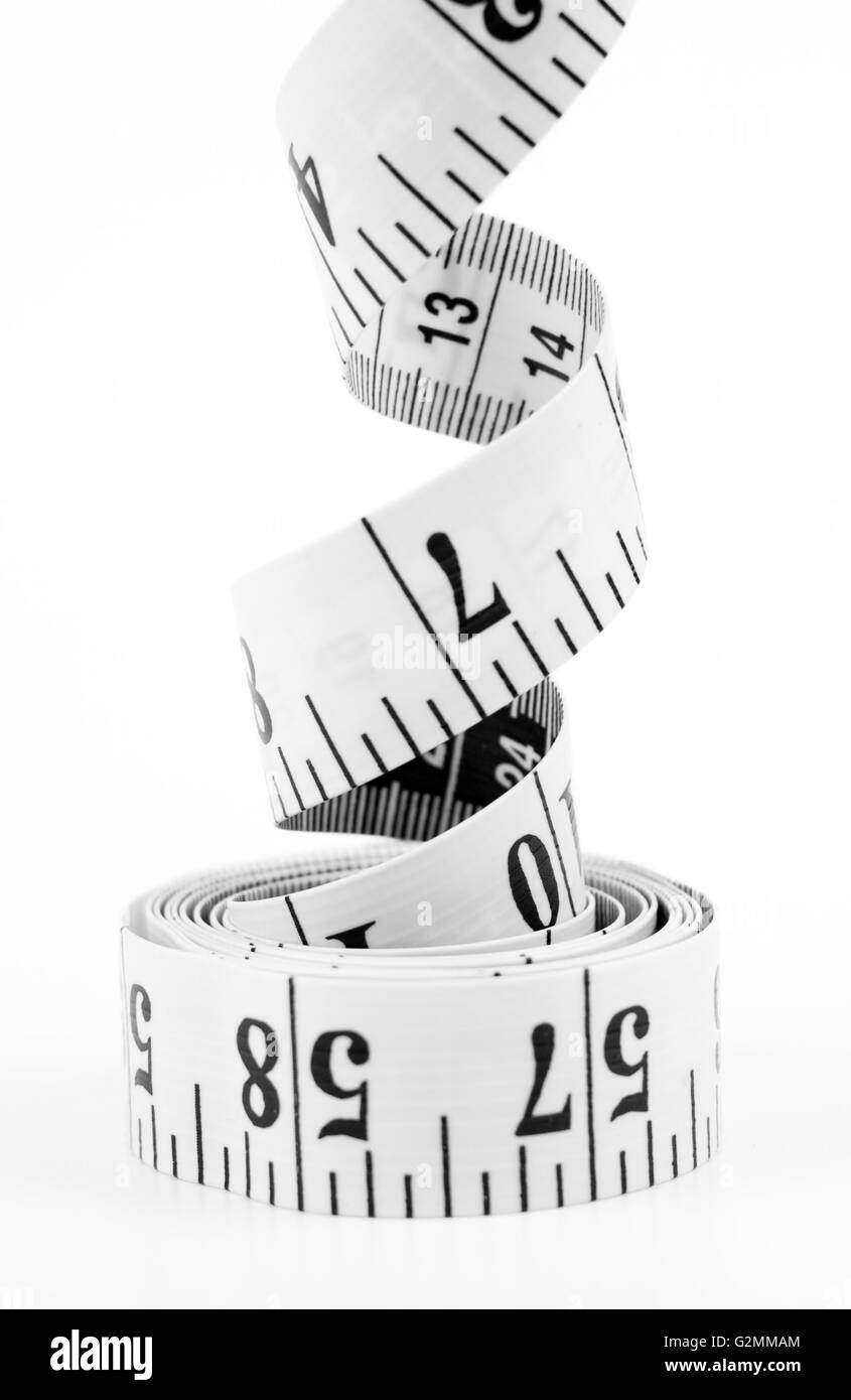 meter measuring tool white with black scale Stock Photo - Alamy