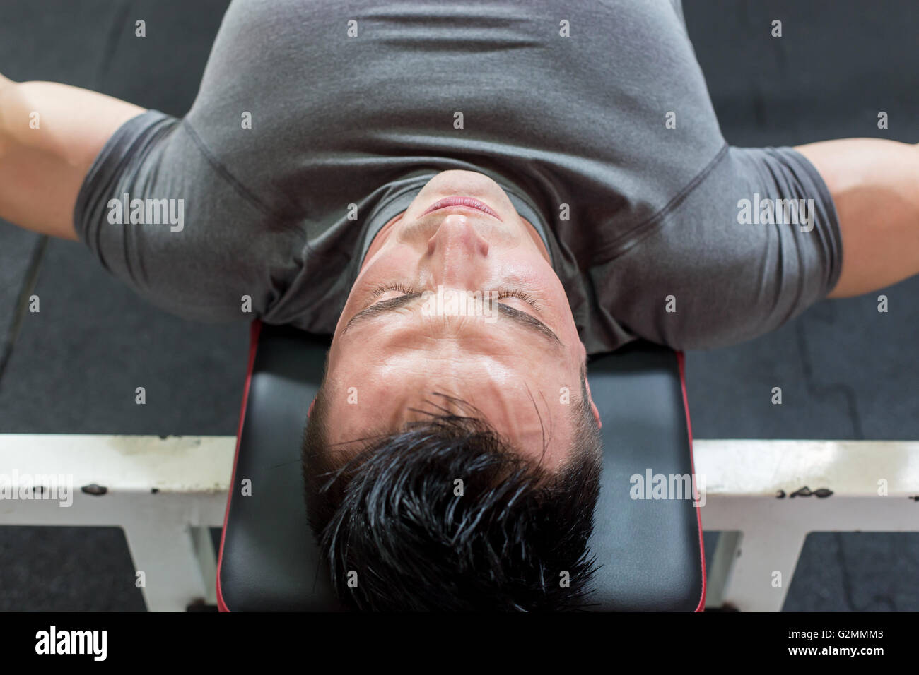 View fit male model muscles hi-res stock photography and images - Alamy