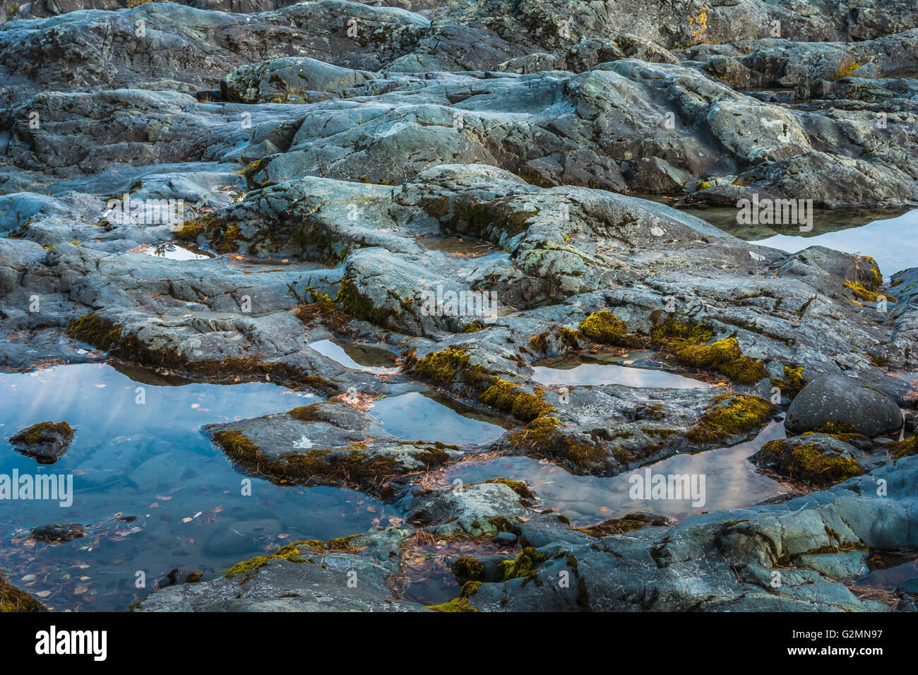 natural background of stones and water of river Stock Photo - Alamy