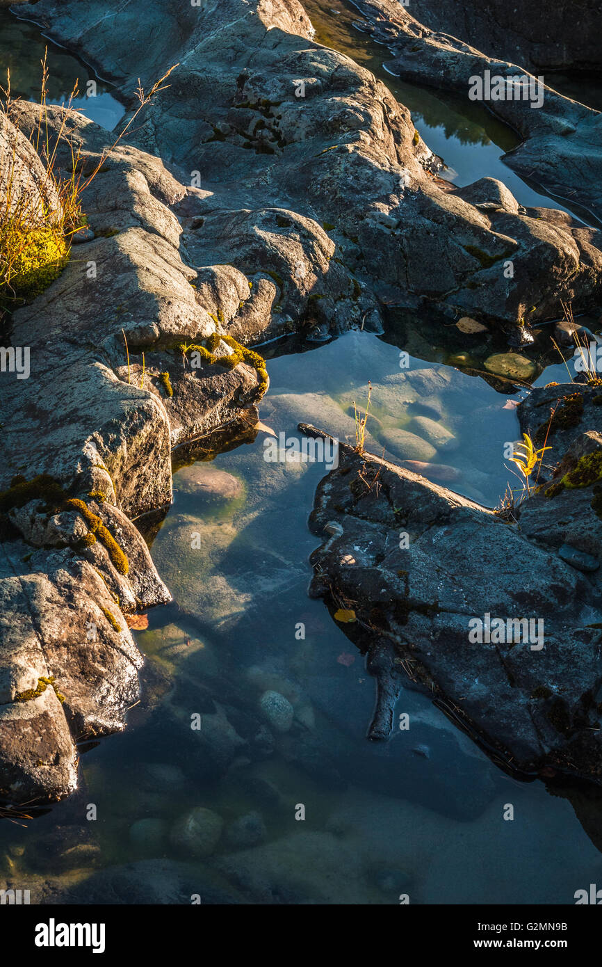 natural background of stones and water of river Stock Photo - Alamy