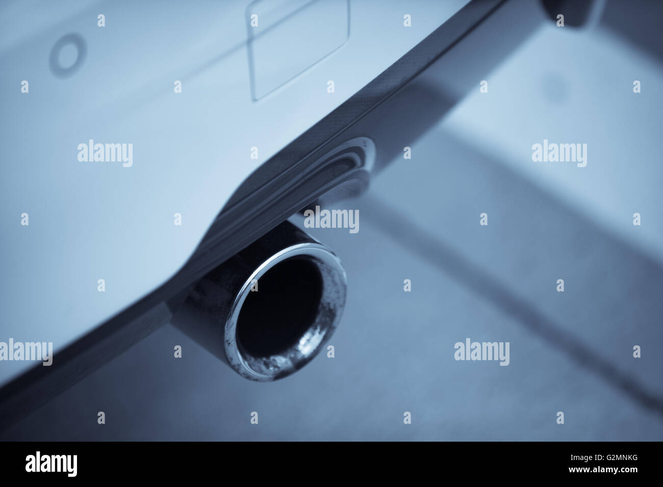 Detail of the exhaust of a car Stock Photo - Alamy