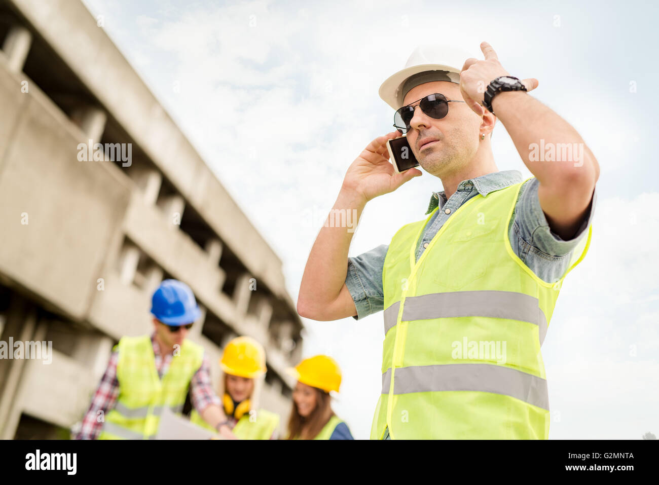Reconstruction After Disaster Stock Photo - Alamy