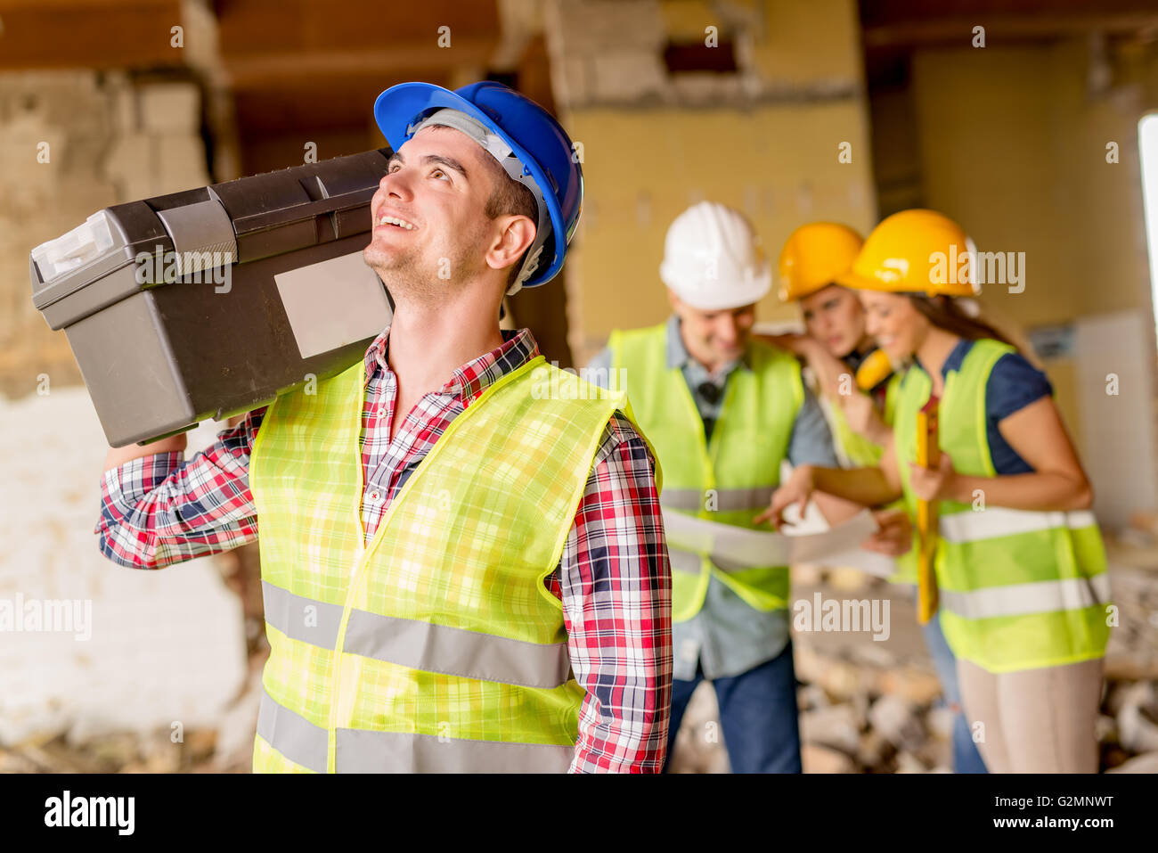 Reconstruction After Disaster Stock Photo - Alamy
