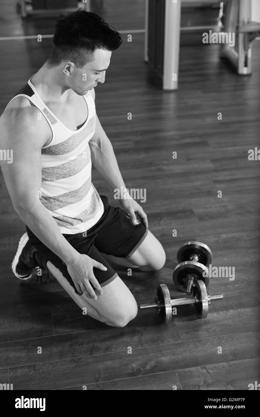 Side view fit black Black and White Stock Photos & Images - Alamy