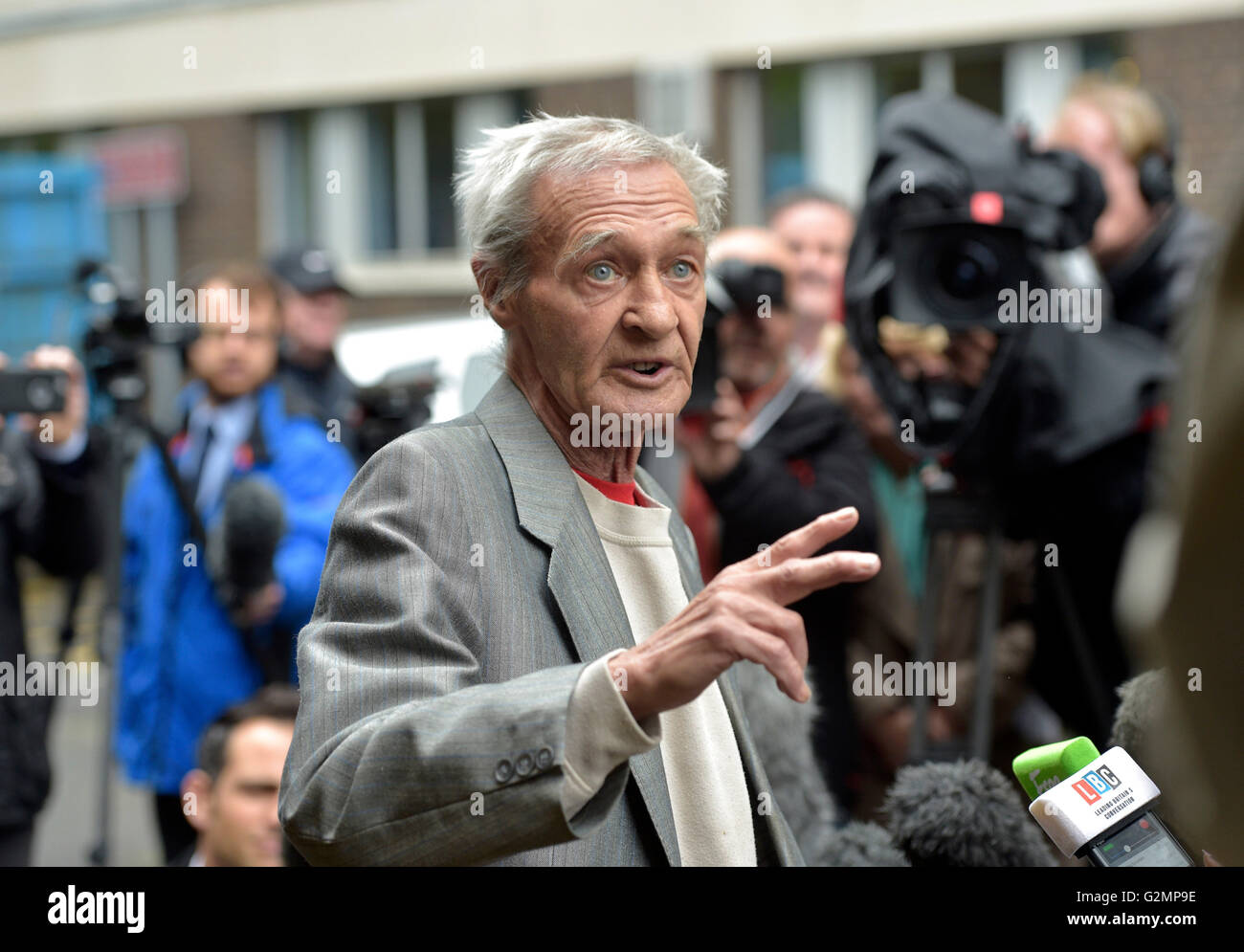 Paddy Hill, one of the Birmingham Six who were wrongly convicted of the ...
