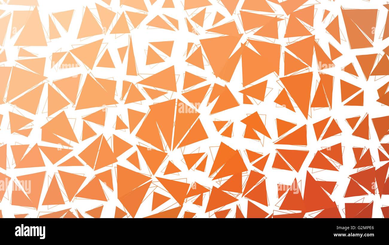 Abstract red orange vector gradient lowploly of many triangles ...