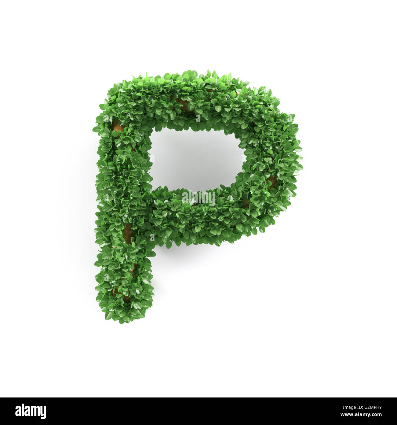 Floral font letter p hi-res stock photography and images - Alamy