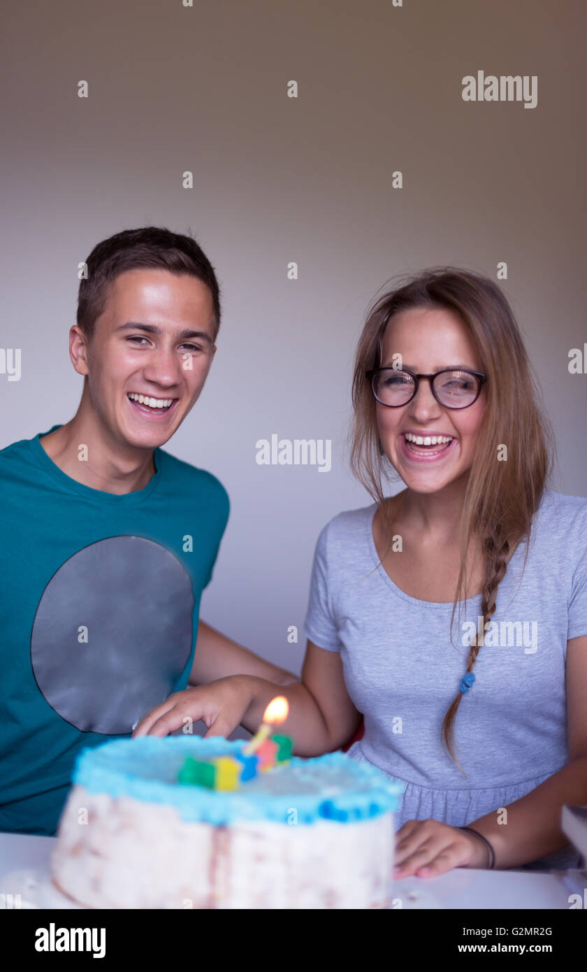 high school students celebrating birthday Stock Photo - Alamy