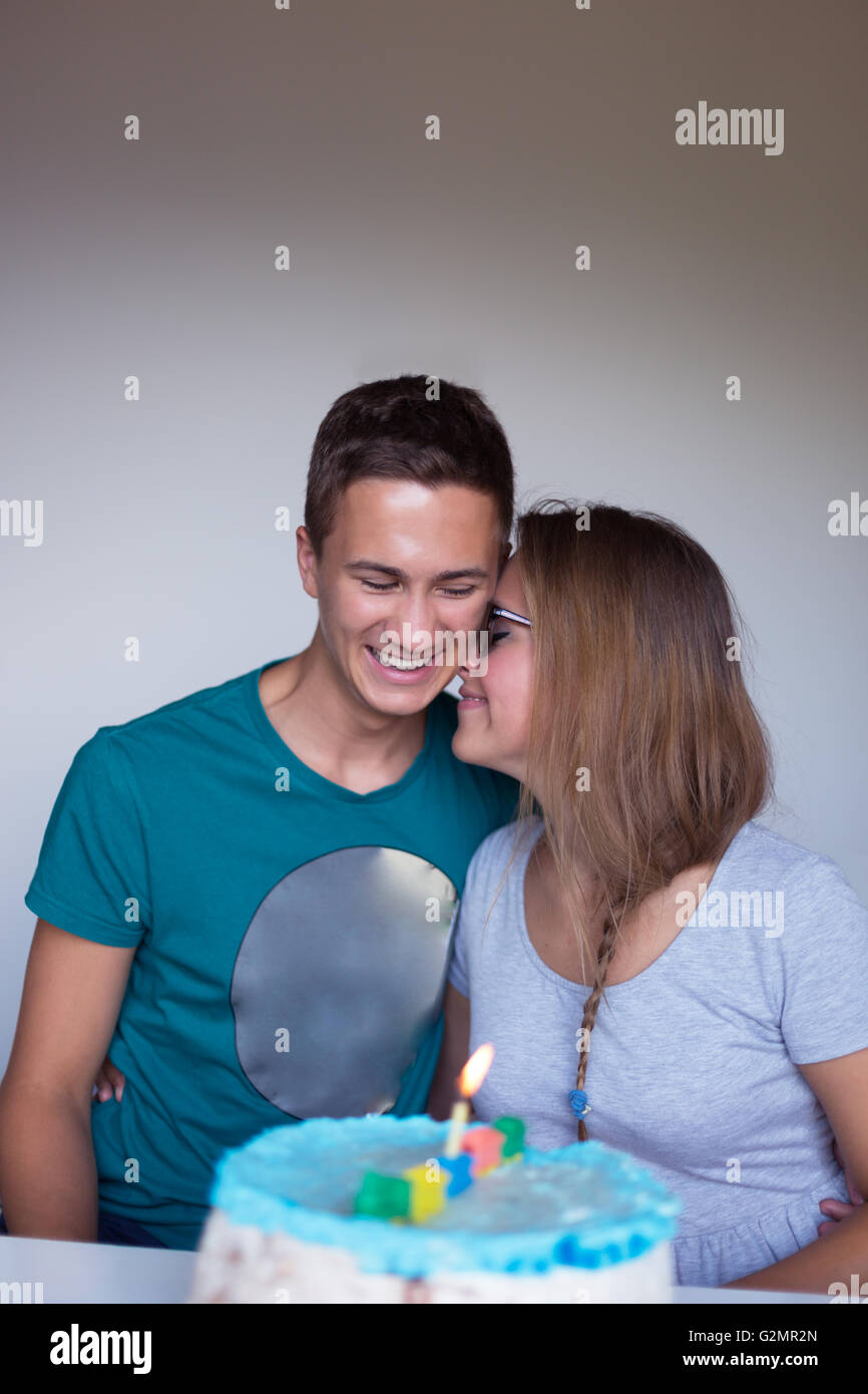 high school students celebrating birthday Stock Photo - Alamy