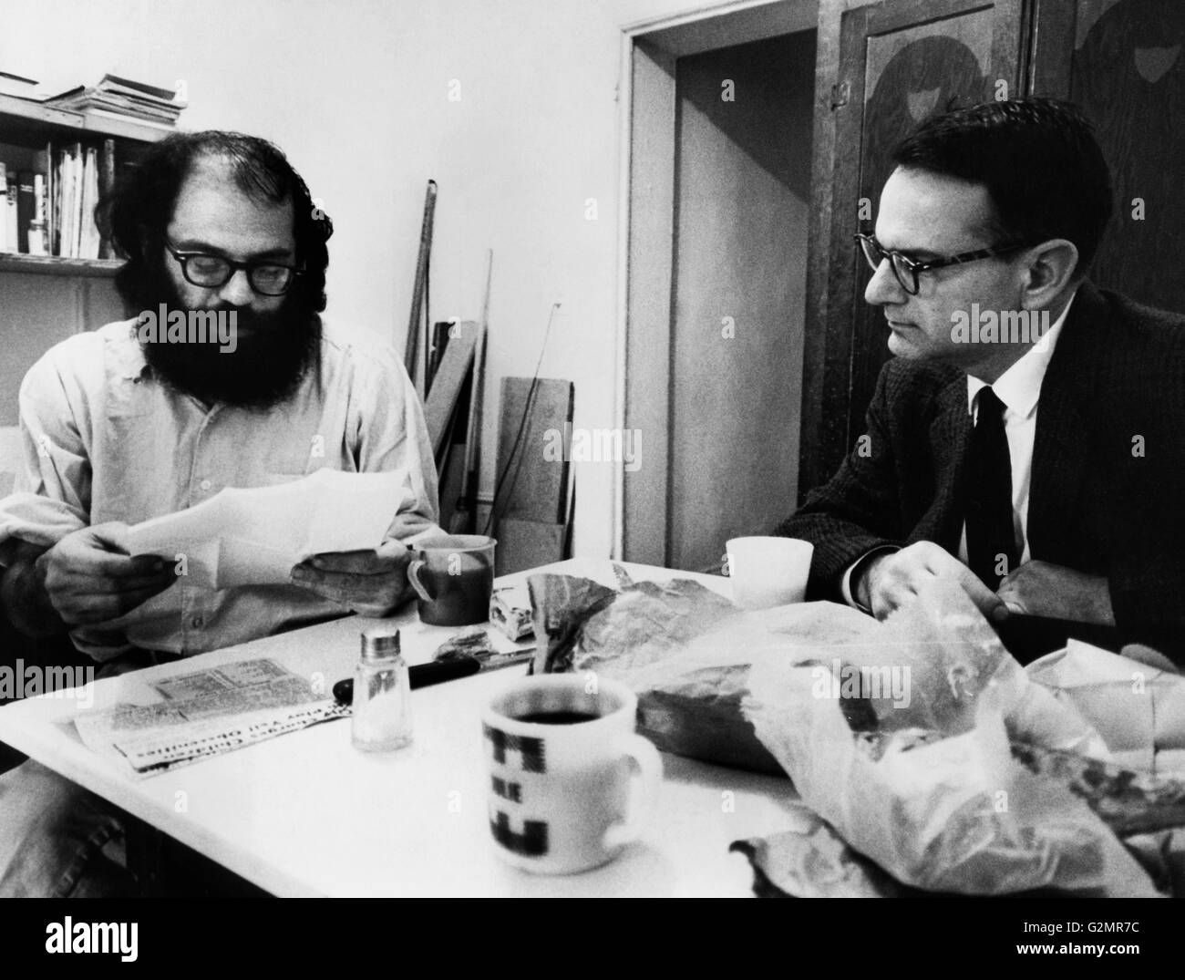 Allen ginsberg with max gartenberg hi-res stock photography and images ...