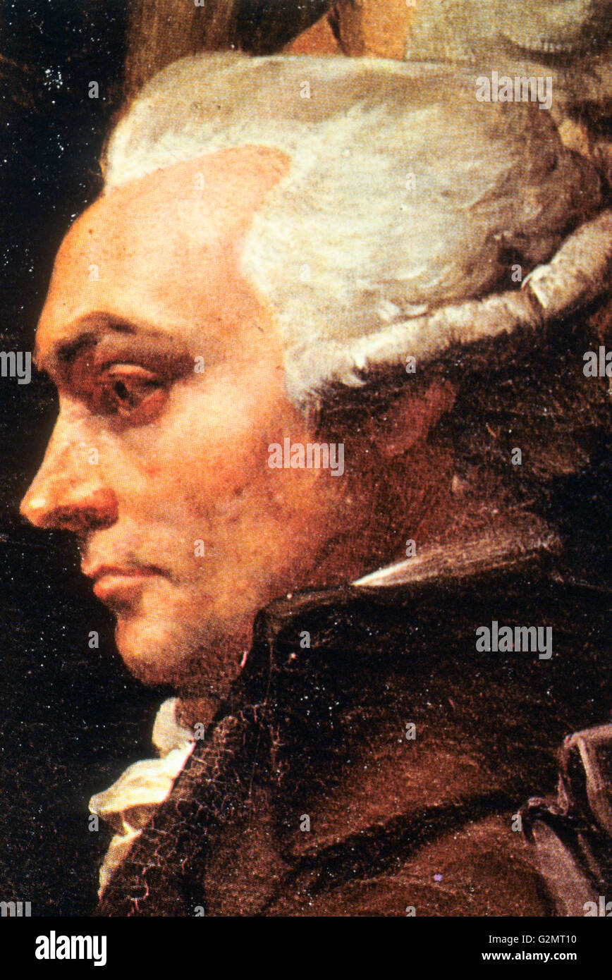 maximilien de robespierre Stock Photo - Alamy