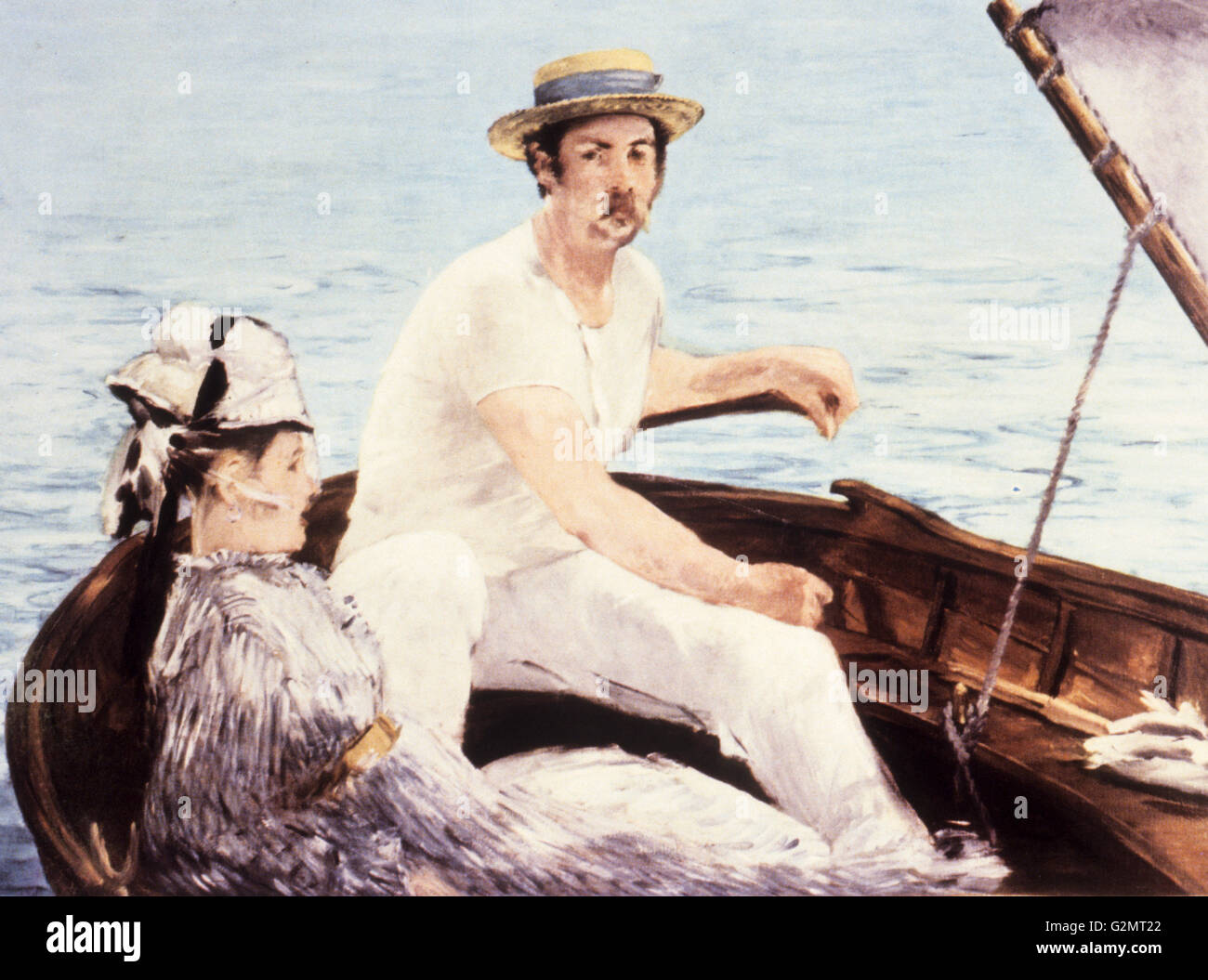Boating edouard manet hi-res stock photography and images - Alamy