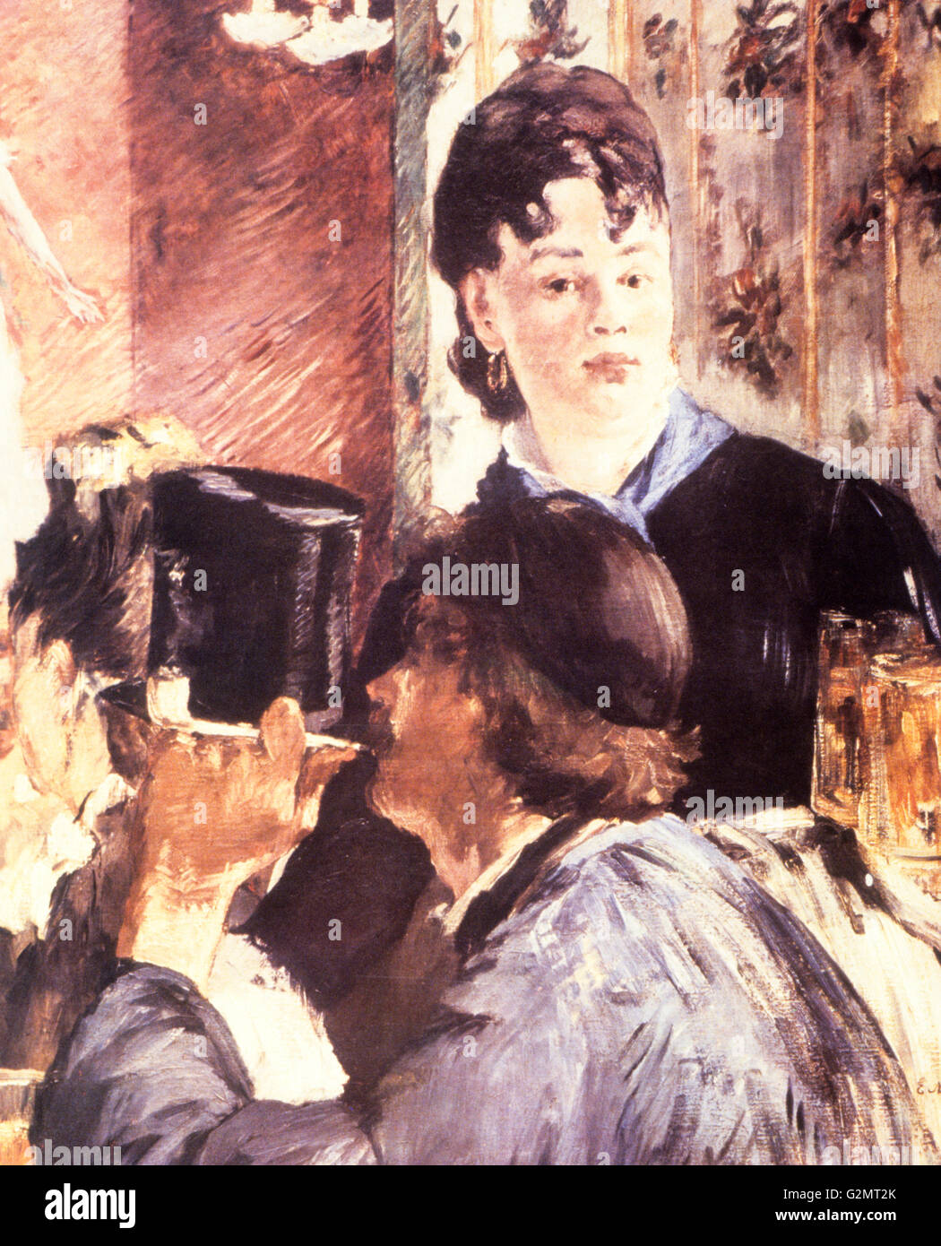 la serveuse de bocks,edouard manet Stock Photo - Alamy