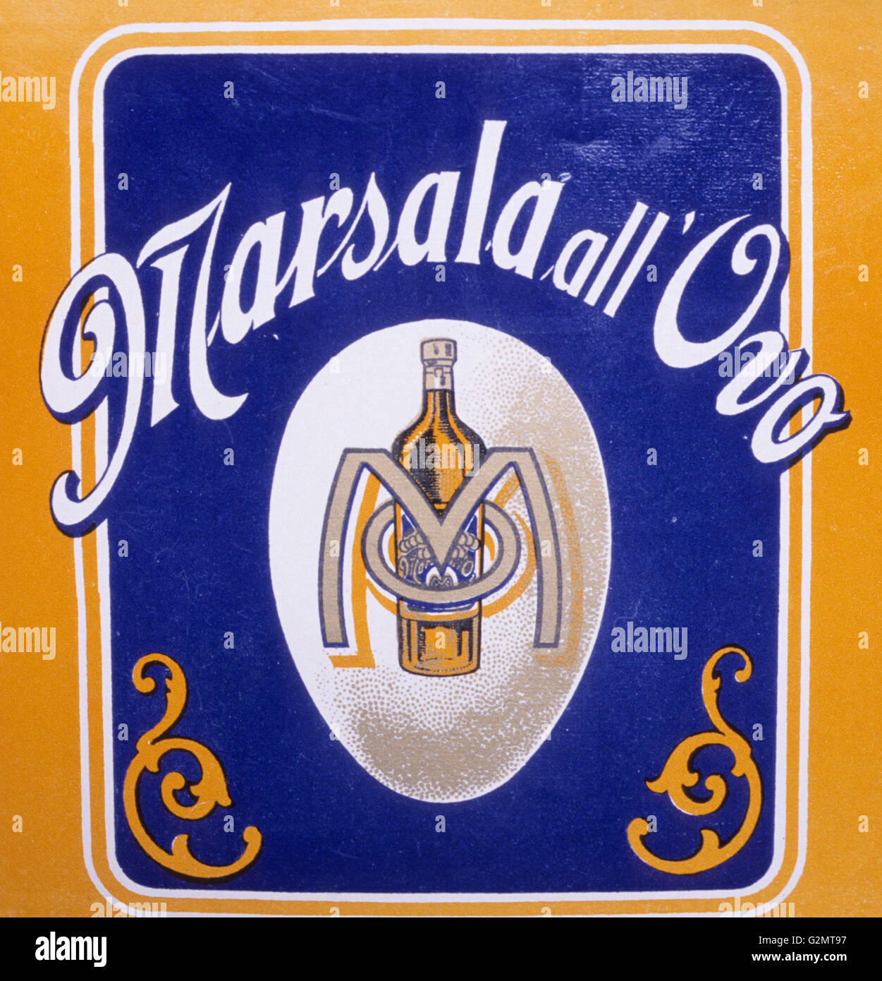 label of marsala Stock Photo - Alamy