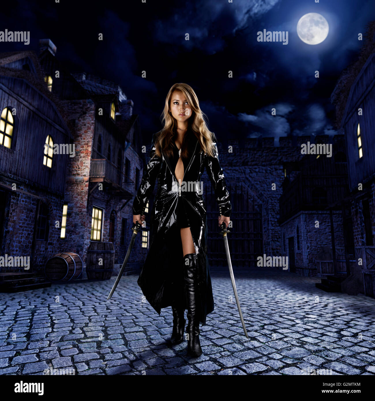 Swords Woman High Resolution Stock Photography and Images - Alamy